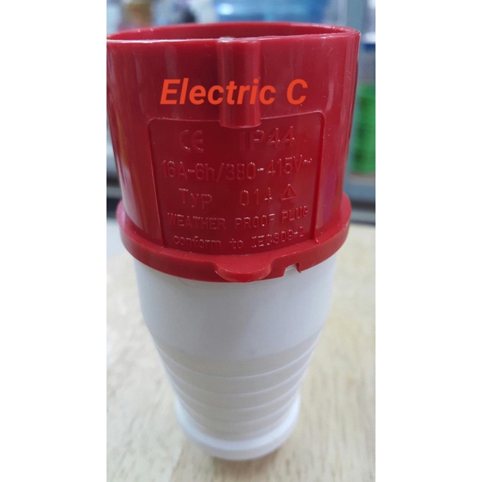 Jual Plug Mounting / Male / Steker Industri Untuk 3 Phase 4 Pin 16 ...