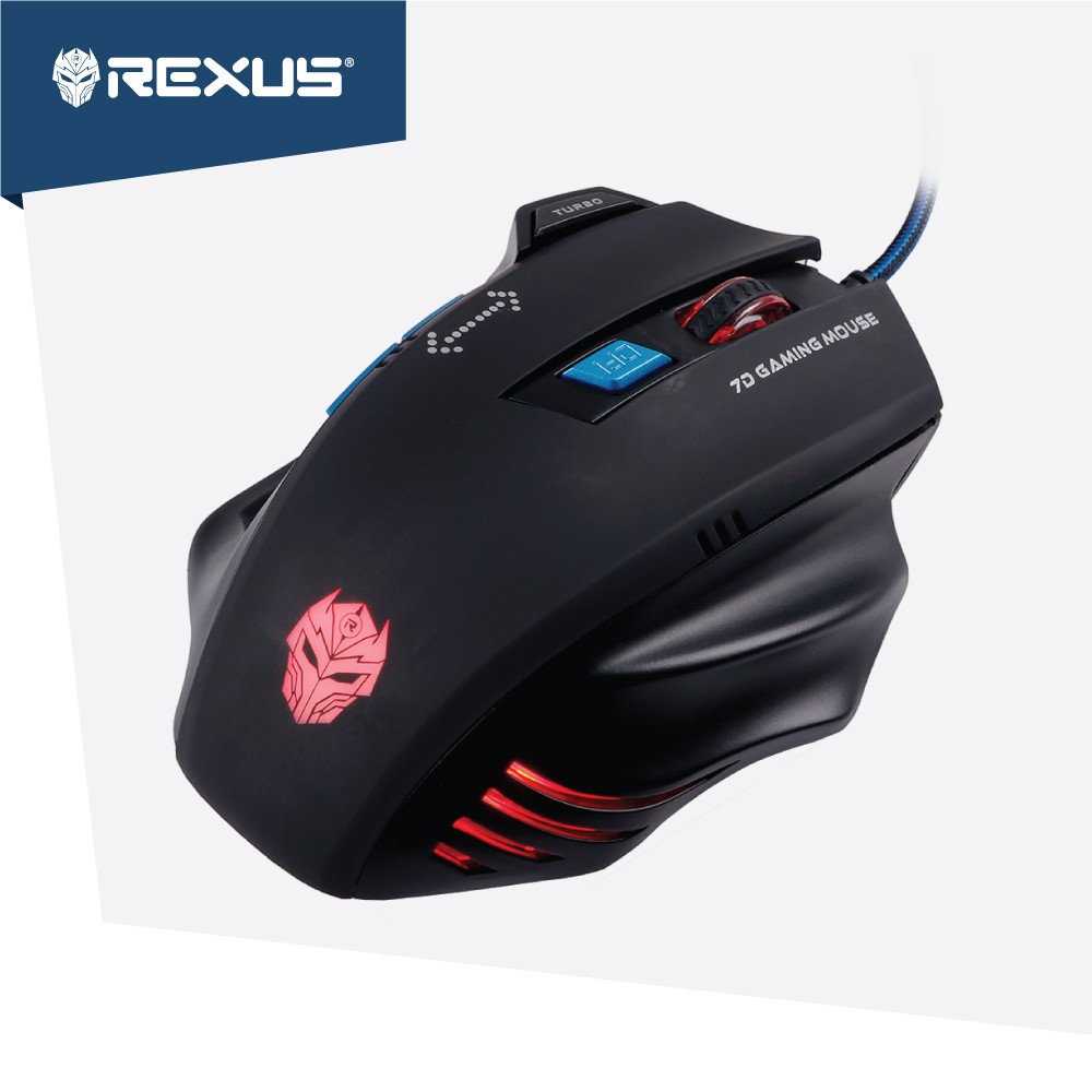 Jual Mouse Gaming Rexus Xierra G7 7D LED USB | Shopee Indonesia