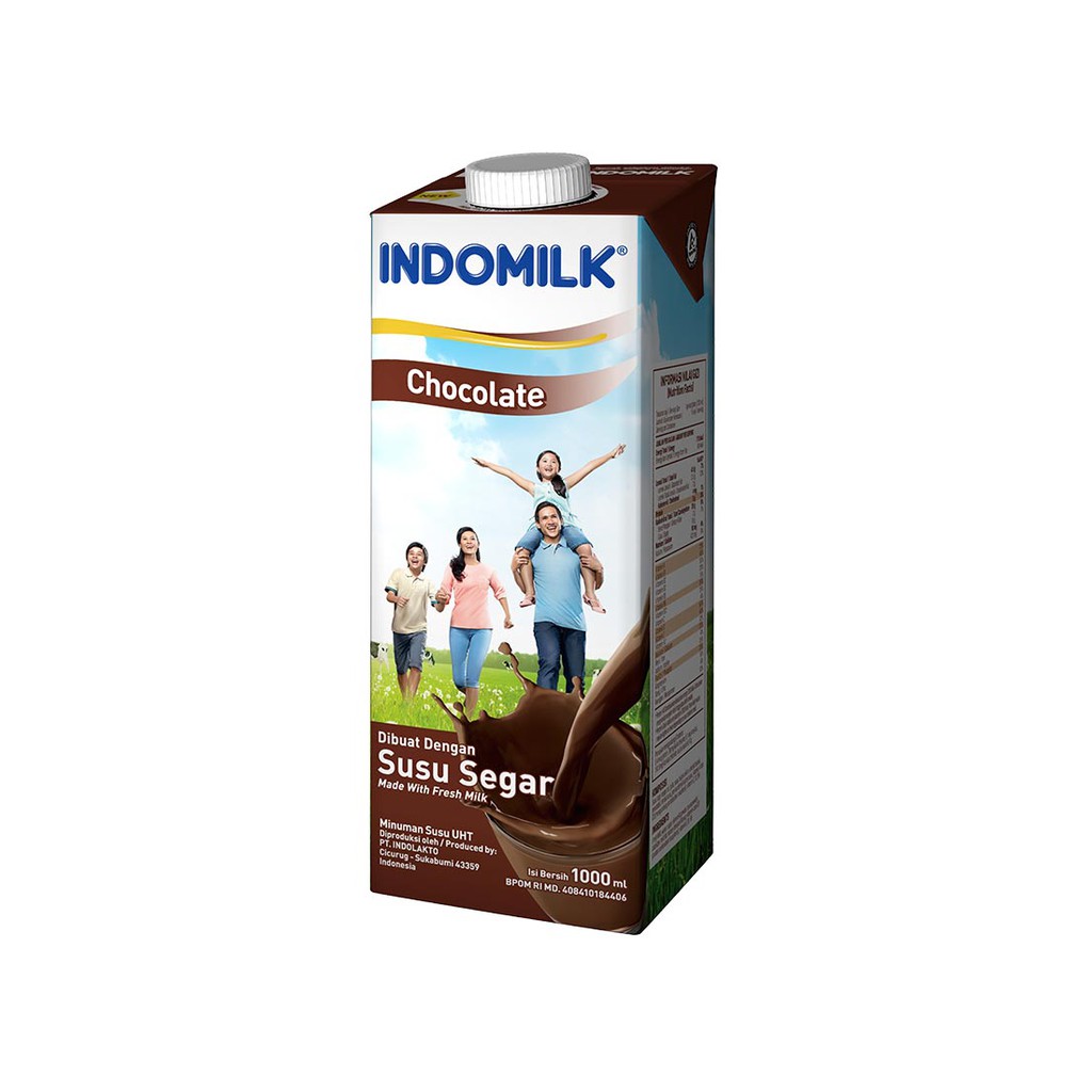 Jual SUSU UHT INDOMILK CHOCO 1000 ML - 5 PCS | Shopee Indonesia