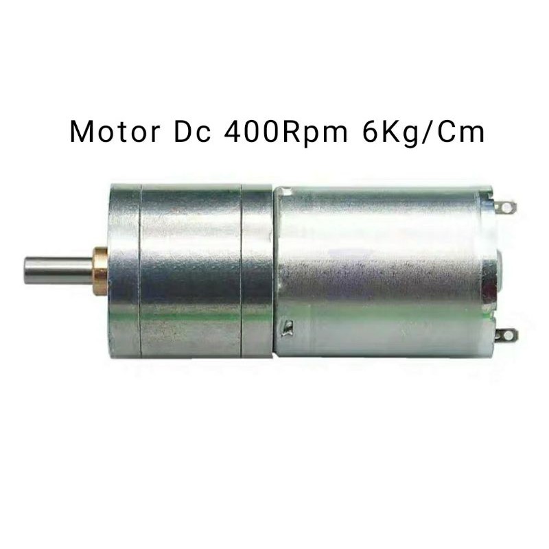 Jual Motor Dc Gearbox Untuk Robot Sumo 400Rpm 12v Torsi 6kg | Shopee ...