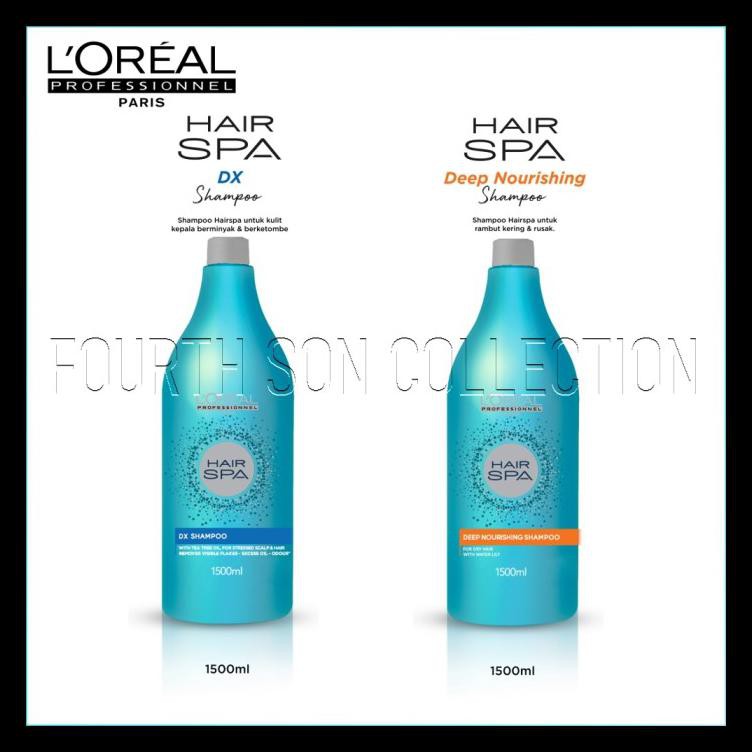 Jual ORI Loreal Hair Spa hairspa shampoo shampo sampo 1500ml 1.5 liter ...