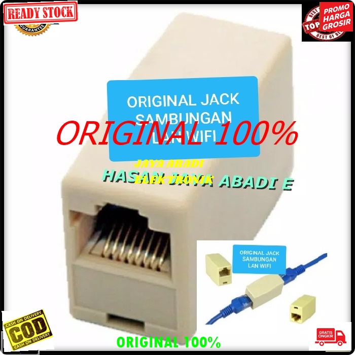 Jual G277 ORIGINAL BAREL BARREL RJ45 SOCKET SAMBUNGAN PENYAMBUNG KABEL ...