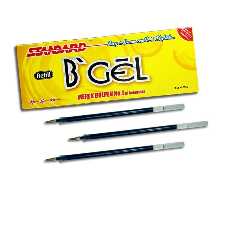 Jual Isi Pulpen Standard Pen Refill Bgel Isi 12 Pcs ( Pena, Ballpoint ...