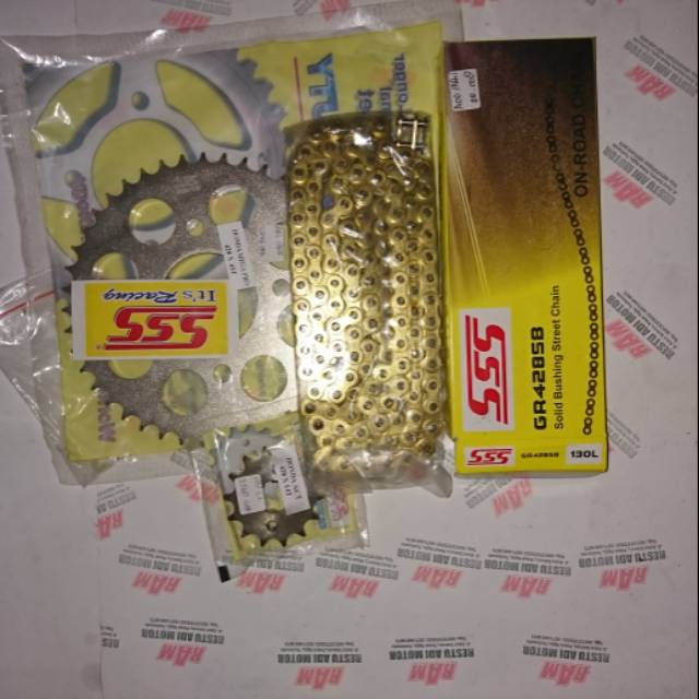Jual Gear set SSS Megapro,Verza,GL,Tiger,sonic 428x13-16T/ 41-45T ...