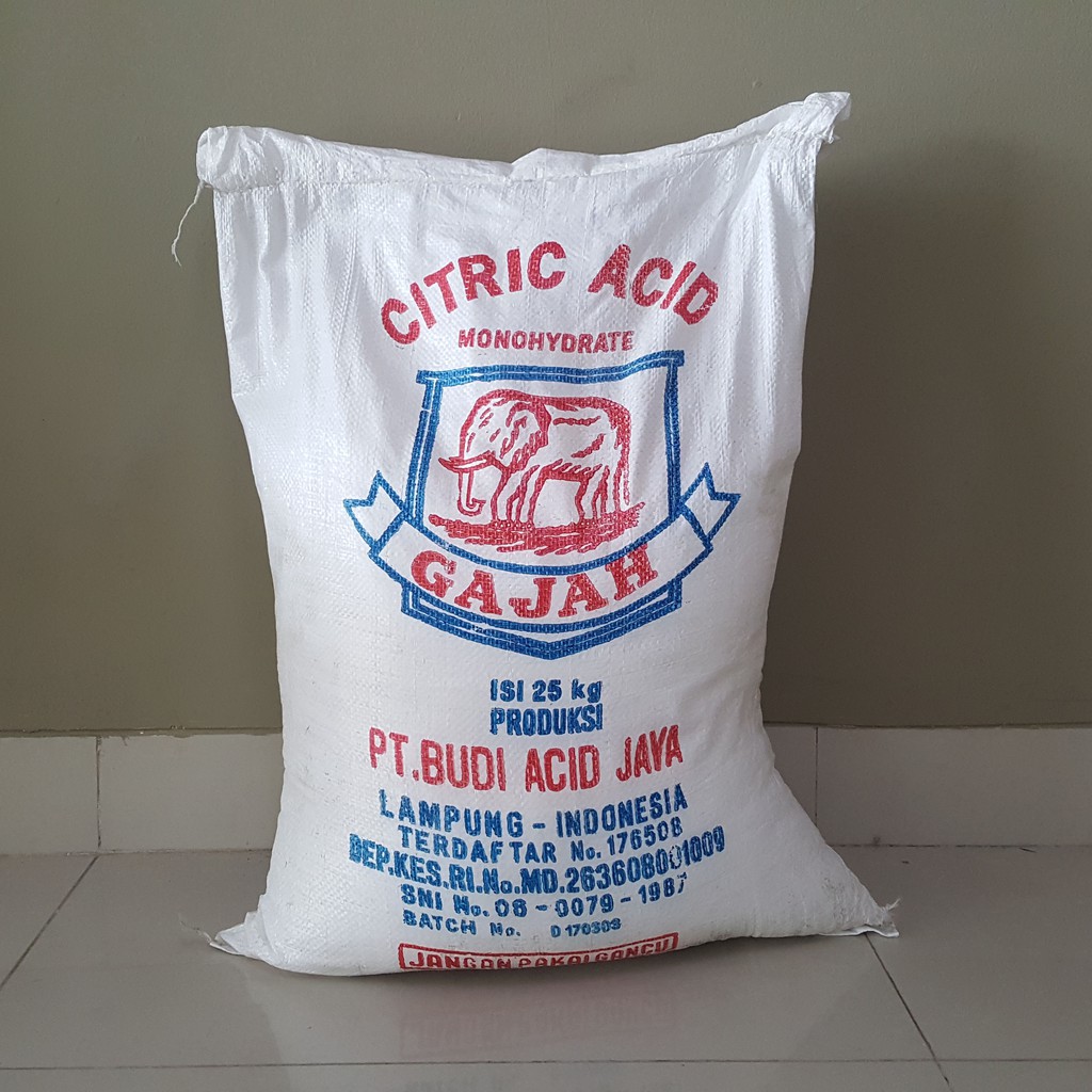 Jual Citric Acid / Citrun Cap Gajah 500gr | Shopee Indonesia