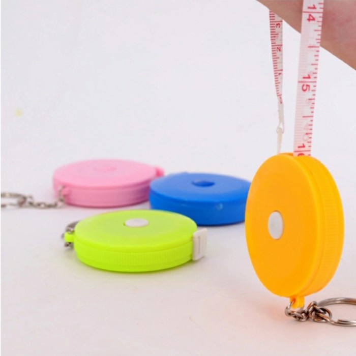 Jual Meteran Gulung Bulat (150cm) Dengan Gantungan Kunci | Shopee Indonesia