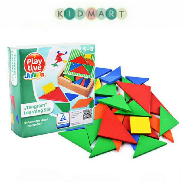 Jual PLAYTIVE JUNIOR : TANGRAM LEARNING SET | Shopee Indonesia