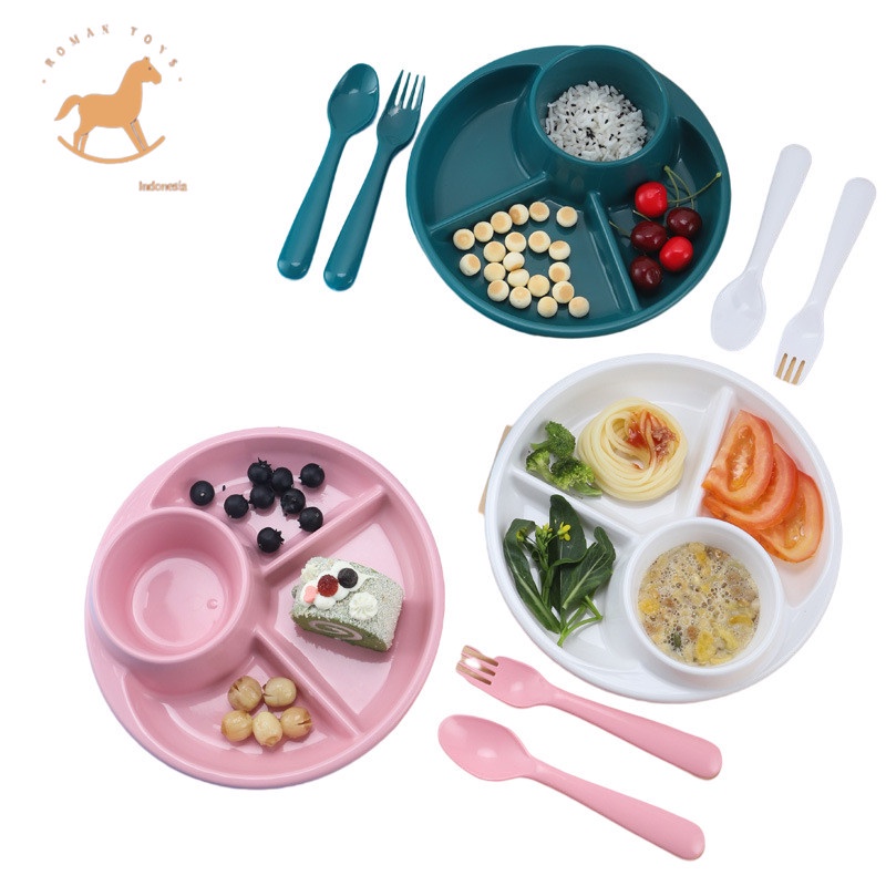 Jual Peralatan Makan Sendok Dan Garpu Untuk Mangkuk Piring Anak/Gaya ...