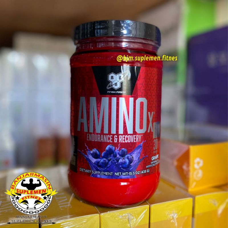 Jual BSN Amino x 30 Serving BPOM Bcaa Powder Bsn Aminox (Untuk Rasa ...