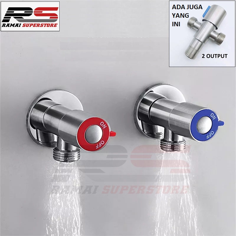 Jual Stop Kran Toilet Keran Shower Bidet Wastafel | Shopee Indonesia