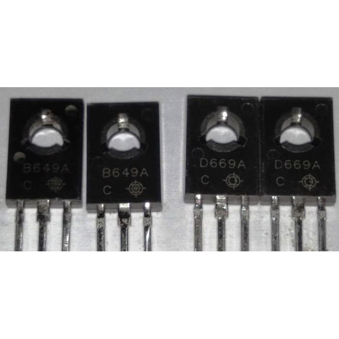 Jual Order Langsung Transistor 2SB649A 2SD669A B649 D669 1Set (2 Pcs ...