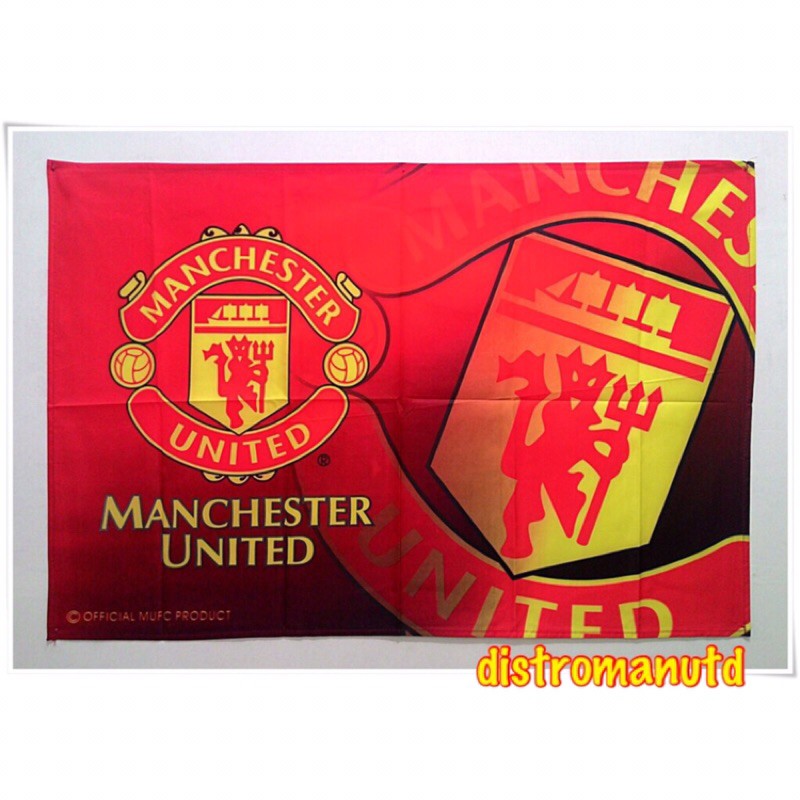 Jual Flag Bendera Besar Manchester United MU | Shopee Indonesia