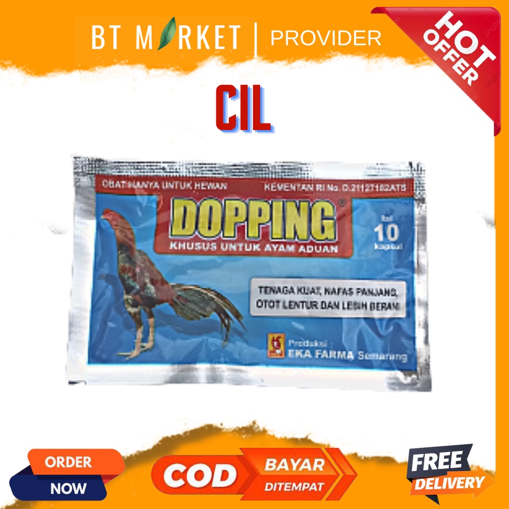 Jual Dopping isi 10 kapsul Doping Khusus Ayam Aduan Eka farma | Shopee ...