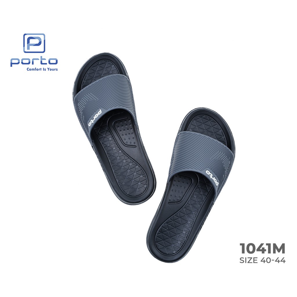 Jual Porto - Sandal Pria Slip On Casual Karet Porto Man Terbaru 1041M ...