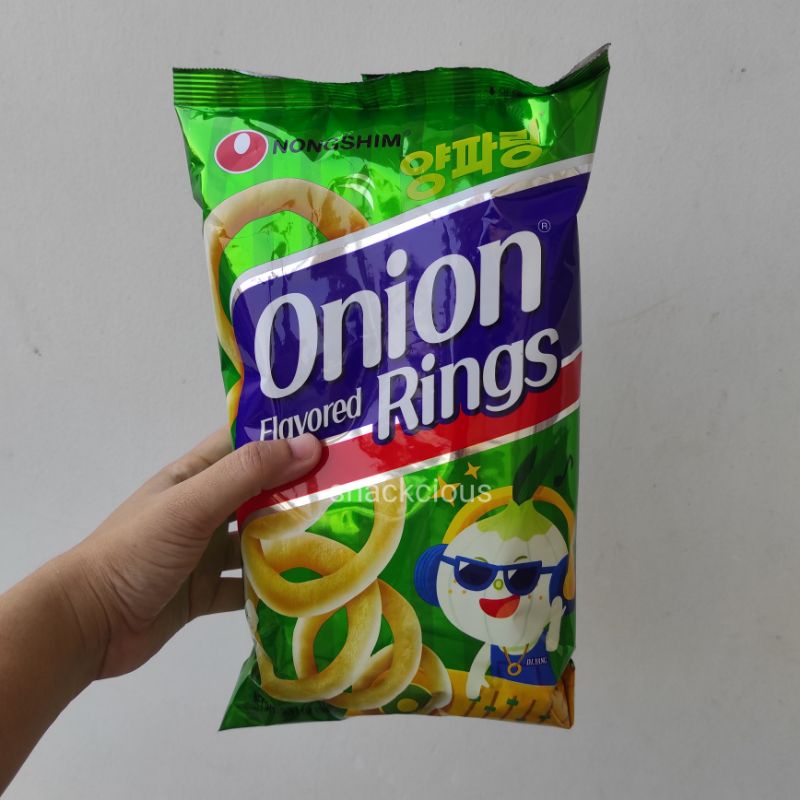 Jual Nongshim Onion Ring 90gr Nongshim Snack Made in Korea | Shopee ...
