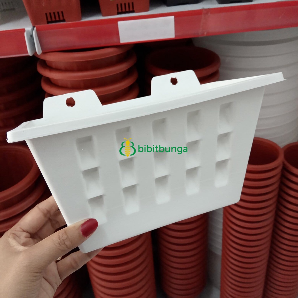 Jual Pot Bunga Dinding Segi Hias Tempel Tembok Pagar Taman Model Argo ...