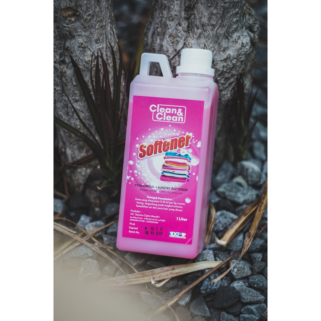 Jual softener clean & clean 1liter | Shopee Indonesia
