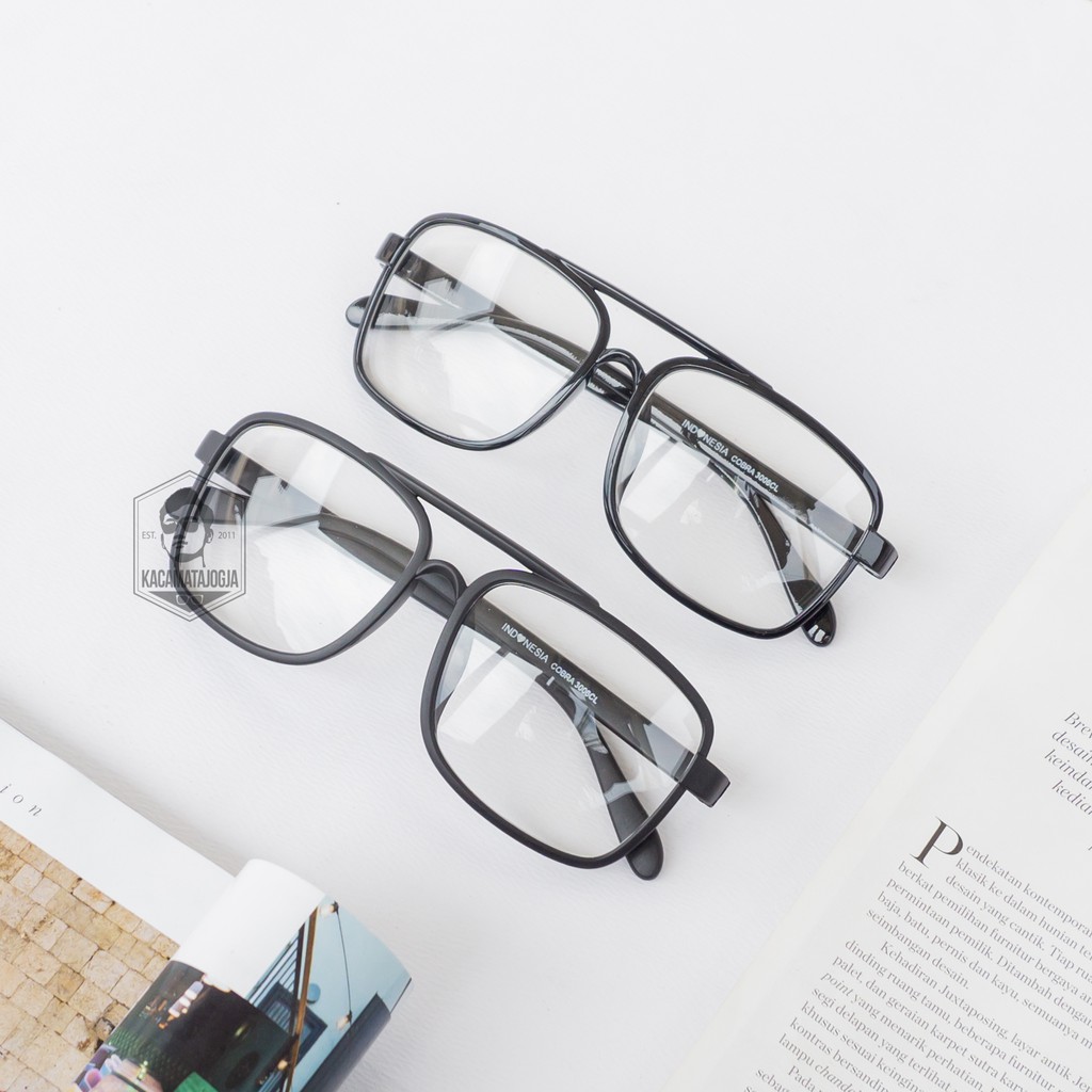 Jual Frame Kacamata Kotak Old School - WARA 01 | Shopee Indonesia