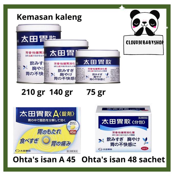 Jual [[ Eferiusaya ]] Ohta Isan Obat Lambung Jepang / Ohtaisan / Otha ...