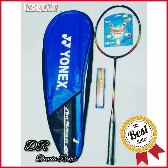 Jual Raket badminton carbonex 25 free tas senar dan grip | Shopee Indonesia