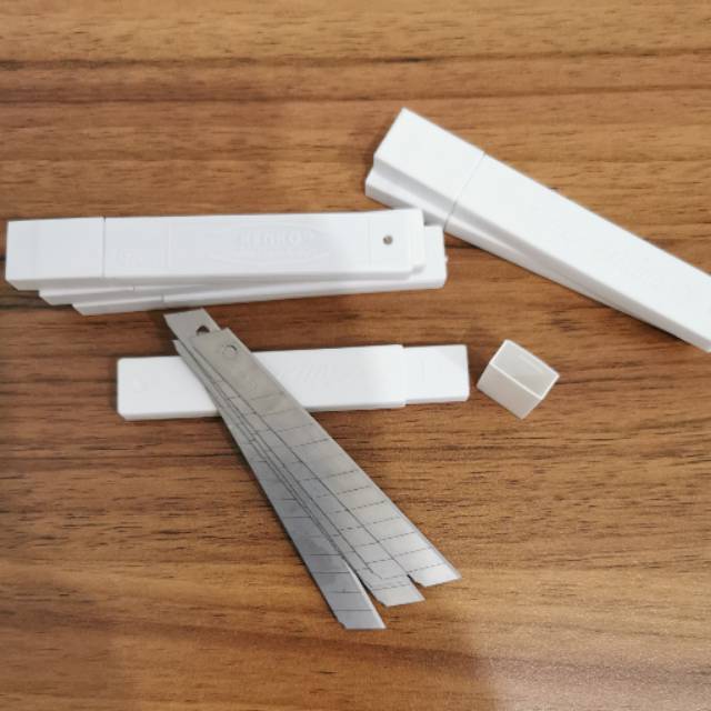 Jual Anak mata pisau cutter kenko A100/ refill cutter kenko A100 isi 5 ...