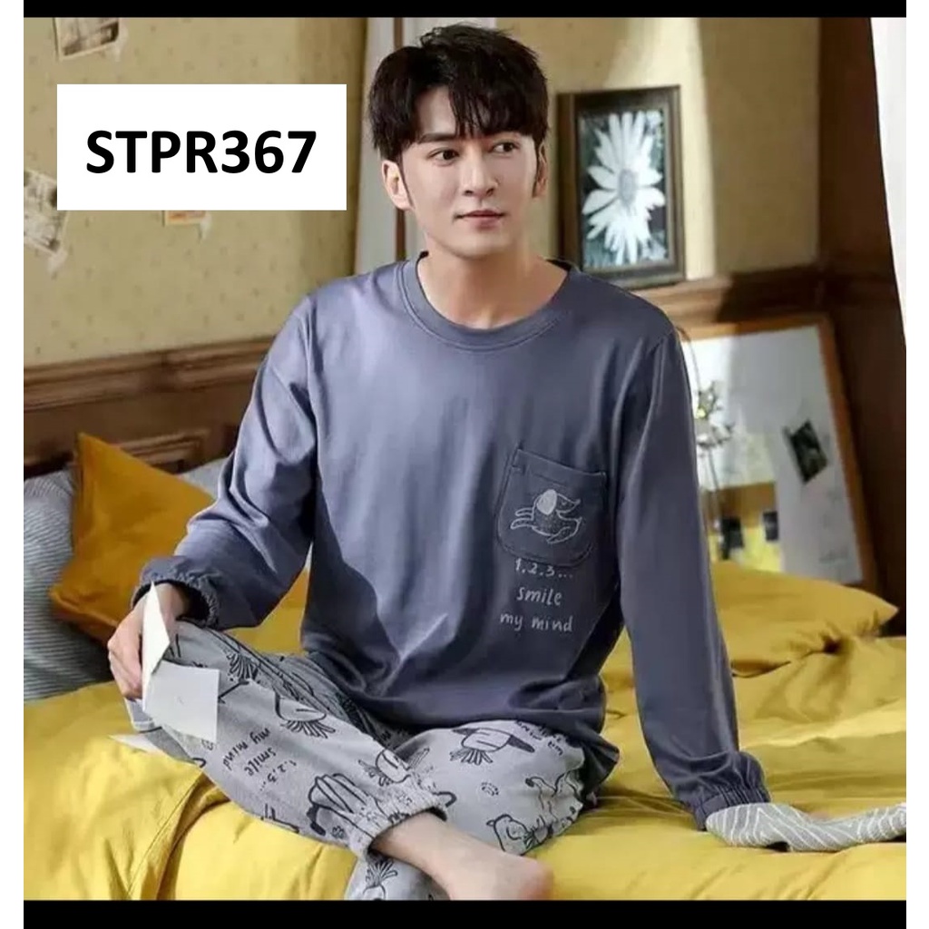 Jual 𝕳 Piyama Pria Baju Tidur Pria Piyama Cowok Dewasa Baju Tidur Cowok ...