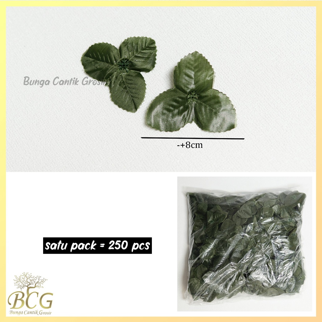 Jual Daun Rose Kecil (1 Pack : 250pcs) / Daun Bunga / Daun Plastik ...