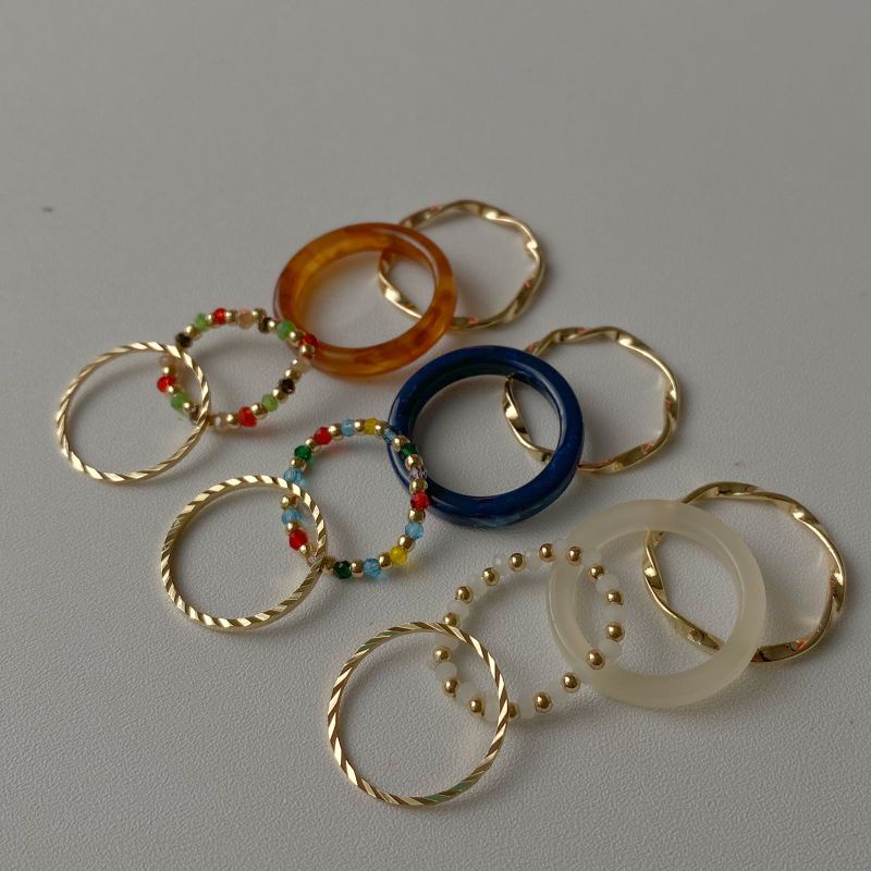 Jual Monhe rings set (4pcs/set) | Shopee Indonesia