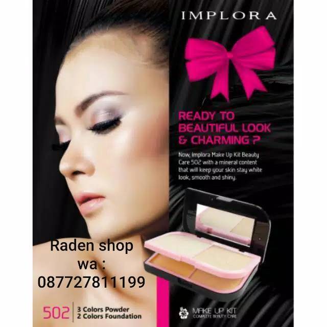 Jual Implora bedak 502 ( makeup kit implora ) | Shopee Indonesia