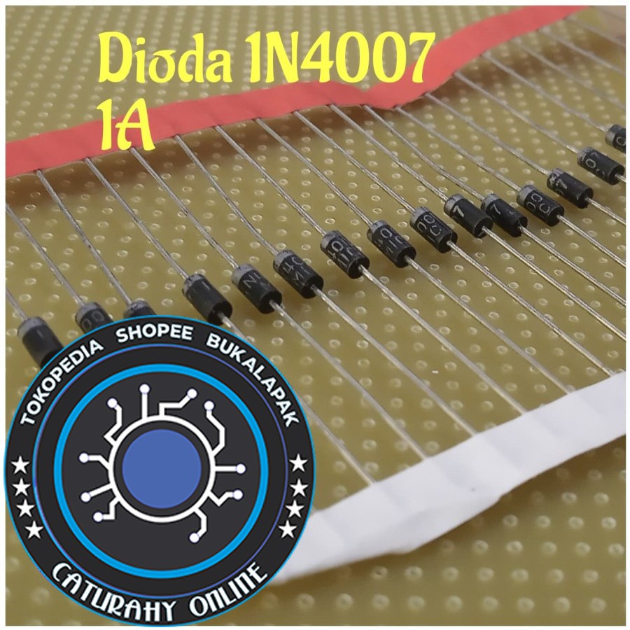 Jual dioda 1N4007 diode 1n 4007 1A 1 ampere | Shopee Indonesia