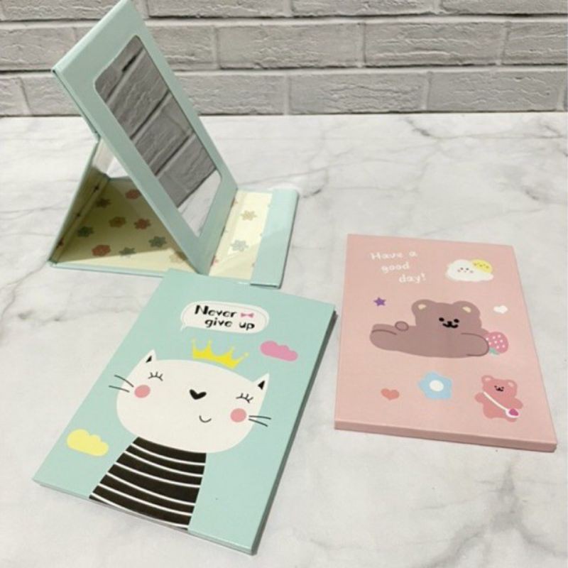 Jual Restok!!! Cermin Kaca Rias Lipat Folding Mirror Portable Uk 15 x ...