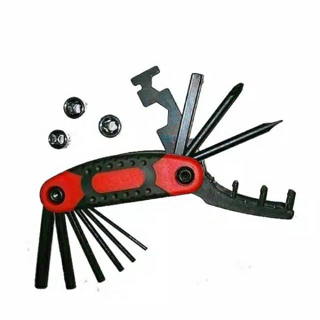 Jual [KSB] Kunci L Set Sepeda Merk UNITED Bike Tool Kit 15 in 1 NEW | Shopee Indonesia