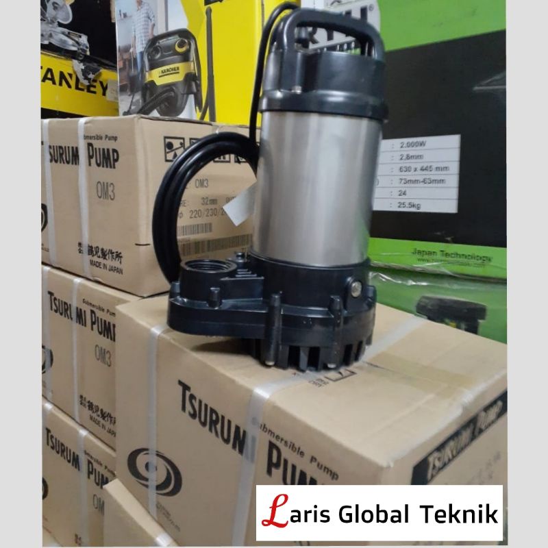 Jual TSURUMI PUMP OM 3 Made In Japan Pompa Celup Submersible pump kolam | Shopee Indonesia