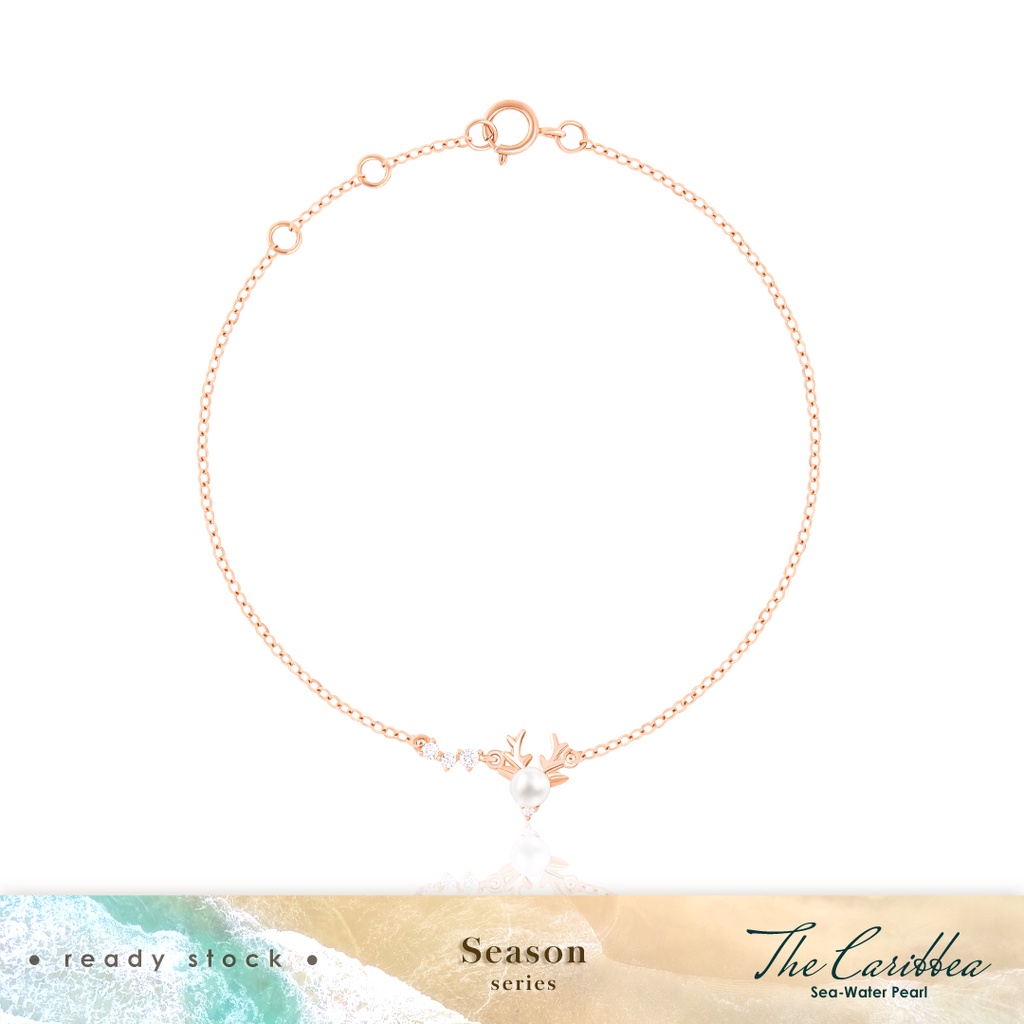 Jual Gelang Mutiara Emas 17K The Caribbea - Deerley Collection Bracelet ...
