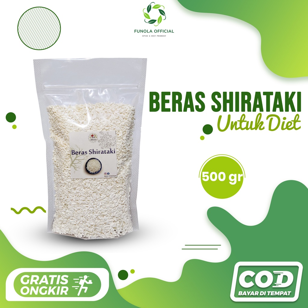 Jual BERAS SHIRATAKI 500GR NASI SIRATAKI RICE UNTUK DIET KONYAKU ...