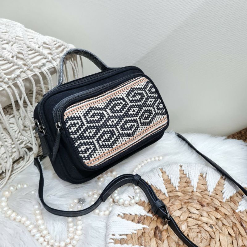 Jual ASHIN SLING BAG TENUN NTT, SLINGBAG ETNIK, TAS SELEMPANG TENUN ...