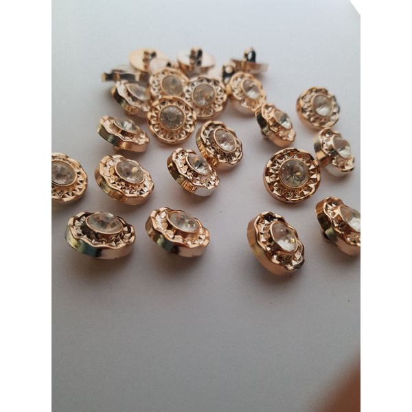 Jual KANCING BAJU MUTIARA GAMIS MOTIF MUTIARA BUNGA DIAMETER 2 CM 1 ...