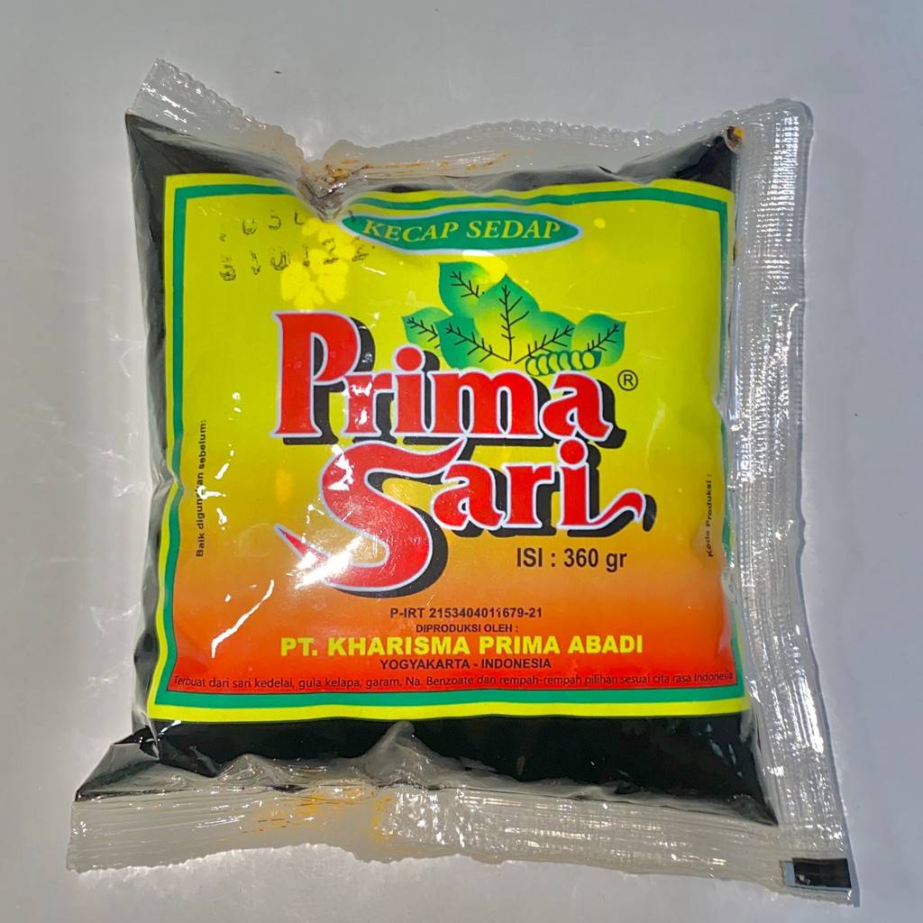 Jual Kecap Manis Prima Sari Bantal Sachet Refill ukuran 360 gram ...