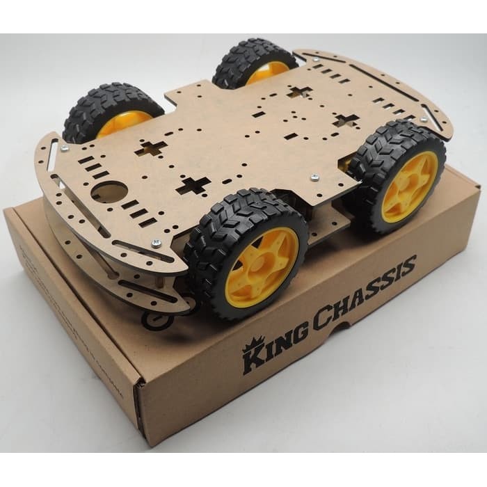 Jual Arduino 4WD Robot Smart Car Chassis chasis frame KiT ( Belum ...