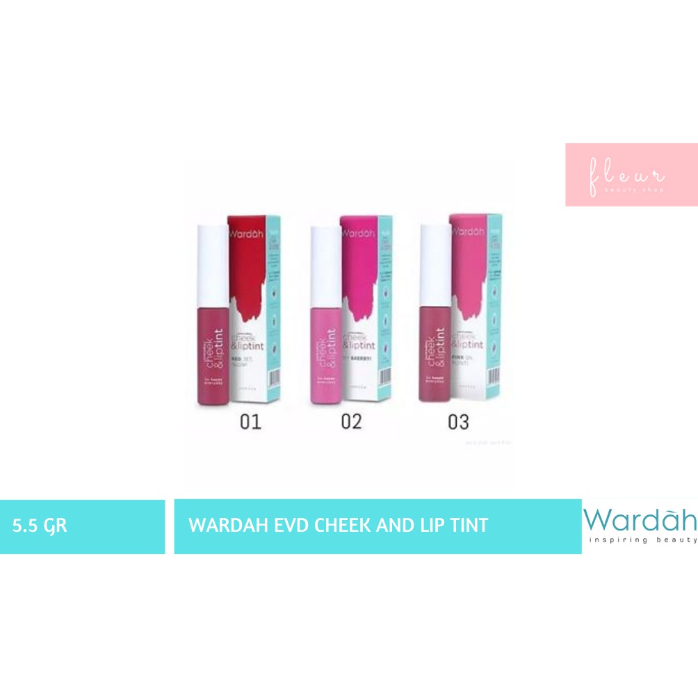 Jual WARDAH EVD CHEEK AND LIP TINT | Shopee Indonesia