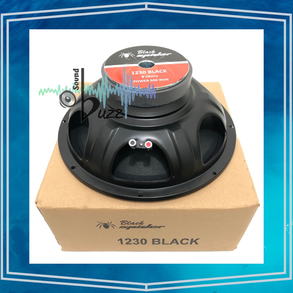 Jual Speaker 12 inch BS 1230 Black Spider 1230 Black Full Range ...