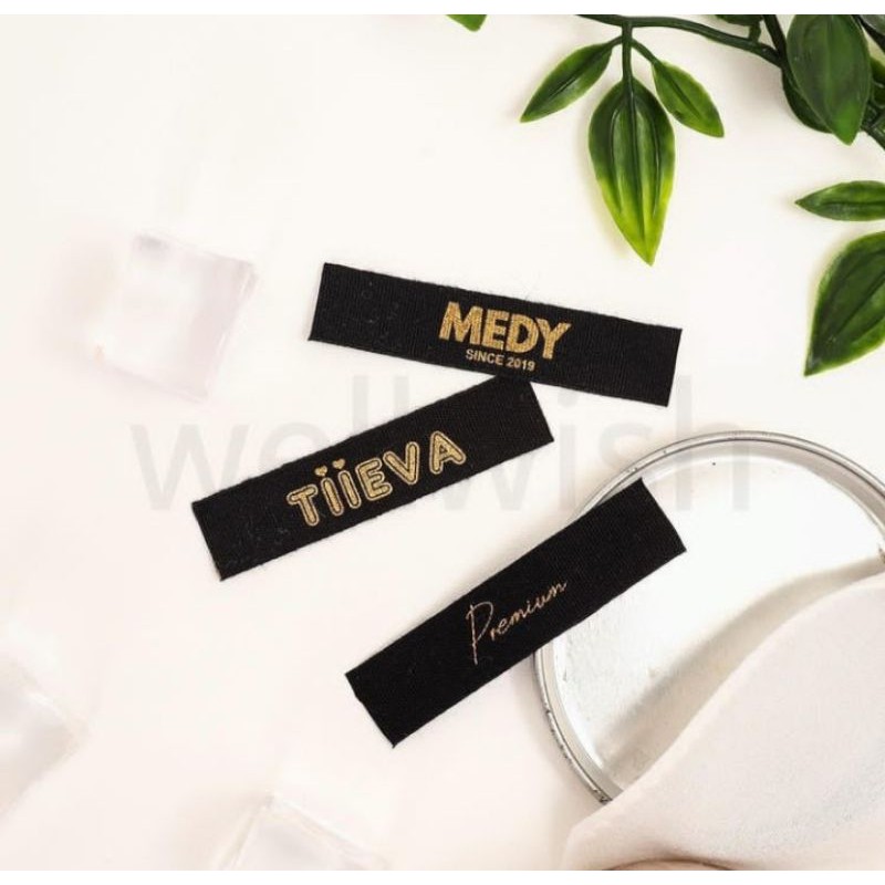 Jual Label Baju / Label hijab / Label Woven Damask Subtitute | Shopee ...