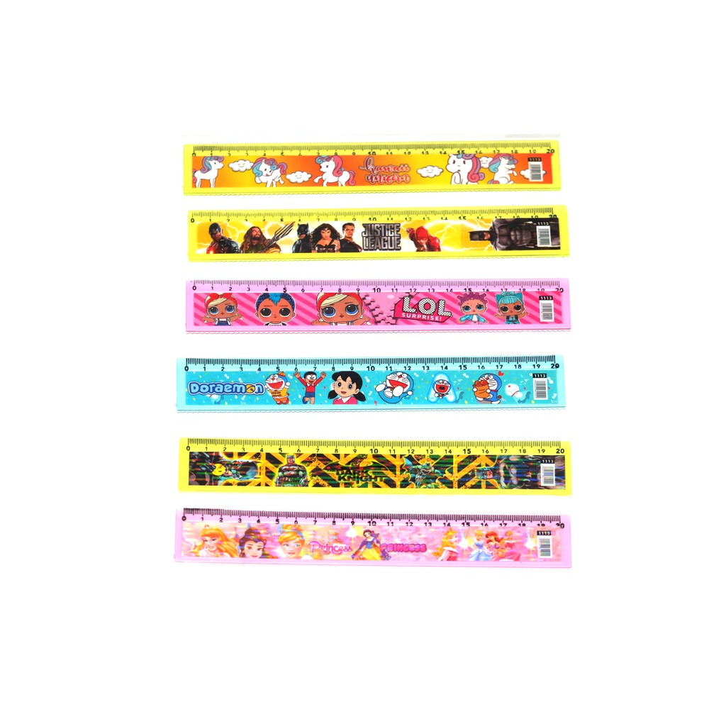 Jual Penggaris Fancy Karakter Animasi 20 cm (12cm) | Shopee Indonesia