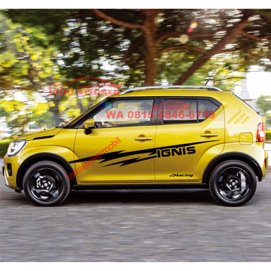 Jual Stiker mobil ignis sticker stiker mobil suzuki ignis racing ...