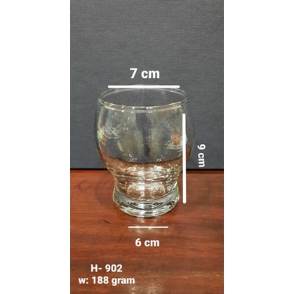 Jual (6 pcs) gelas kaca beling H-902 larose, gelas smile, gelas lilin, gelas jemblung | Shopee ...