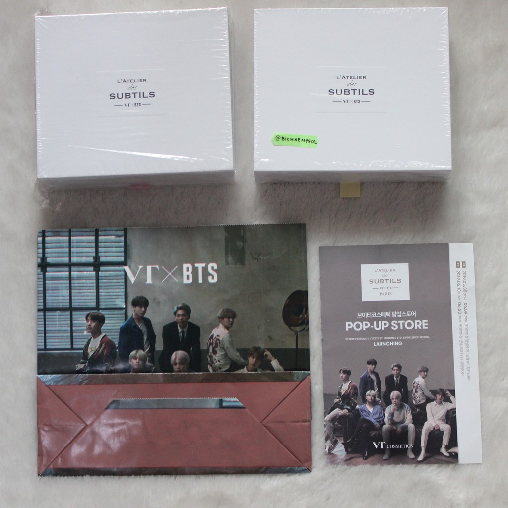 Jual VT x BTS Parfume L'ATELIER der SUBTILS Sharing Box | Jungkook Jimin V Suga Jhope Jin RM ...