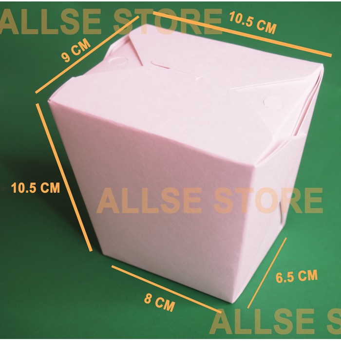 Jual Food Pail Paper Rice Box Kotak Nasi Kertas Box Bento Ukuran Large ...