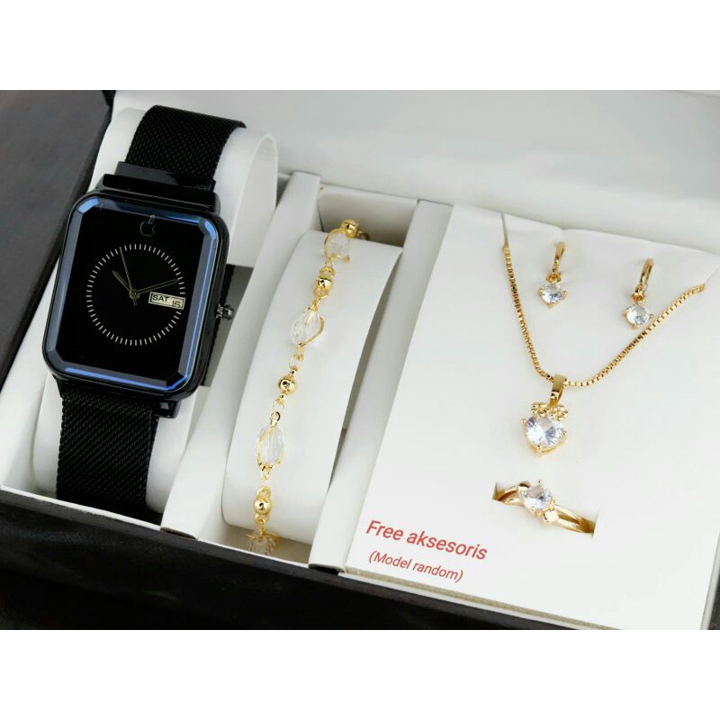 Jual Promo Jam Tangan Wanita Fashion Ip L56510 Strap Stainless Pasir ...