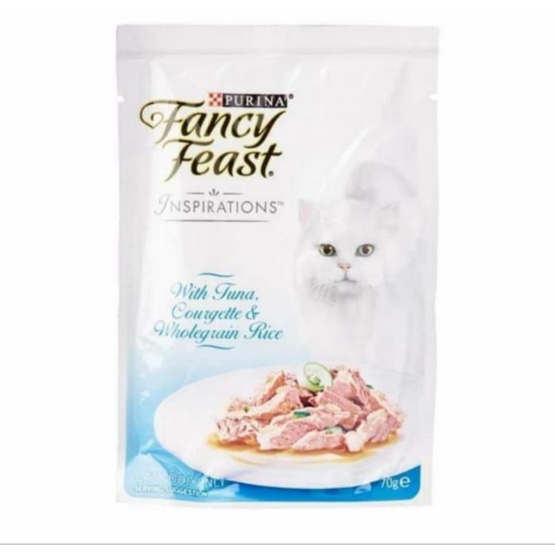 Jual Fancy Feast Cat Sachet Tuna 70gr Kucing Basah Wet Pouch | Shopee ...