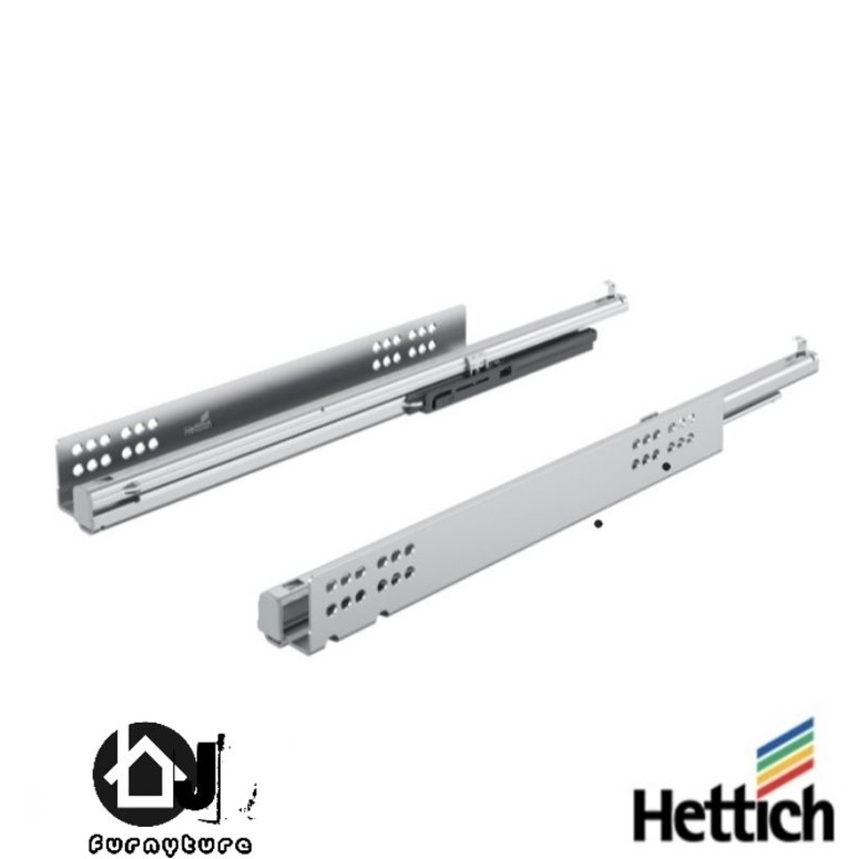 Jual rel tandem hettich quadro v6 full extension 400mm | Shopee Indonesia